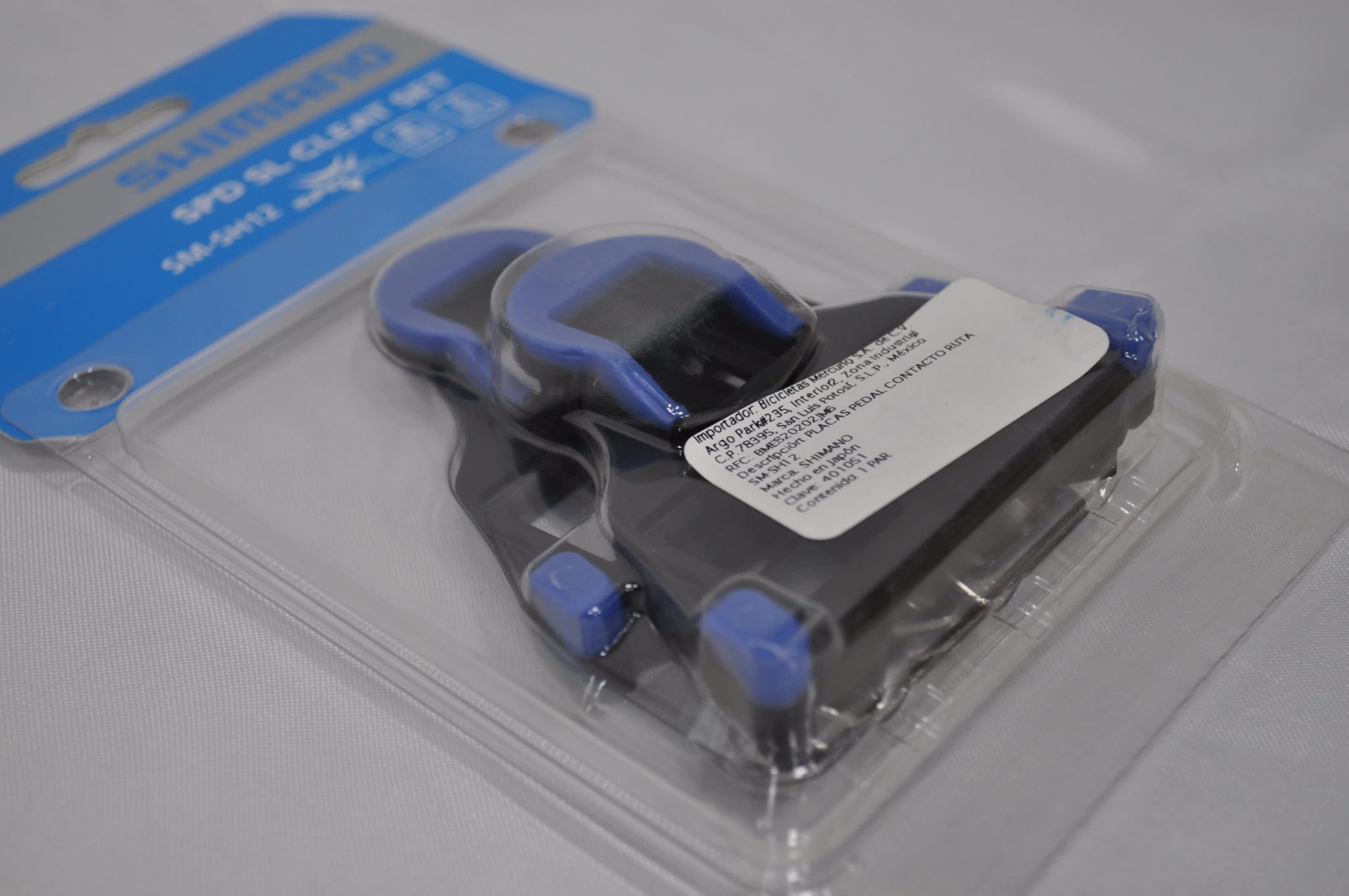 Placas Ruta SHIMANO SM-SH12 Azul – WE Cycle